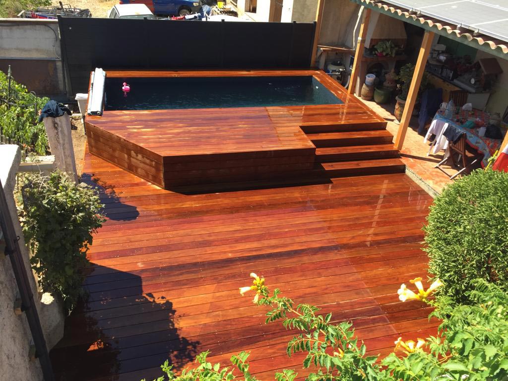 Piscine terrasse bois - La Piscine Bois